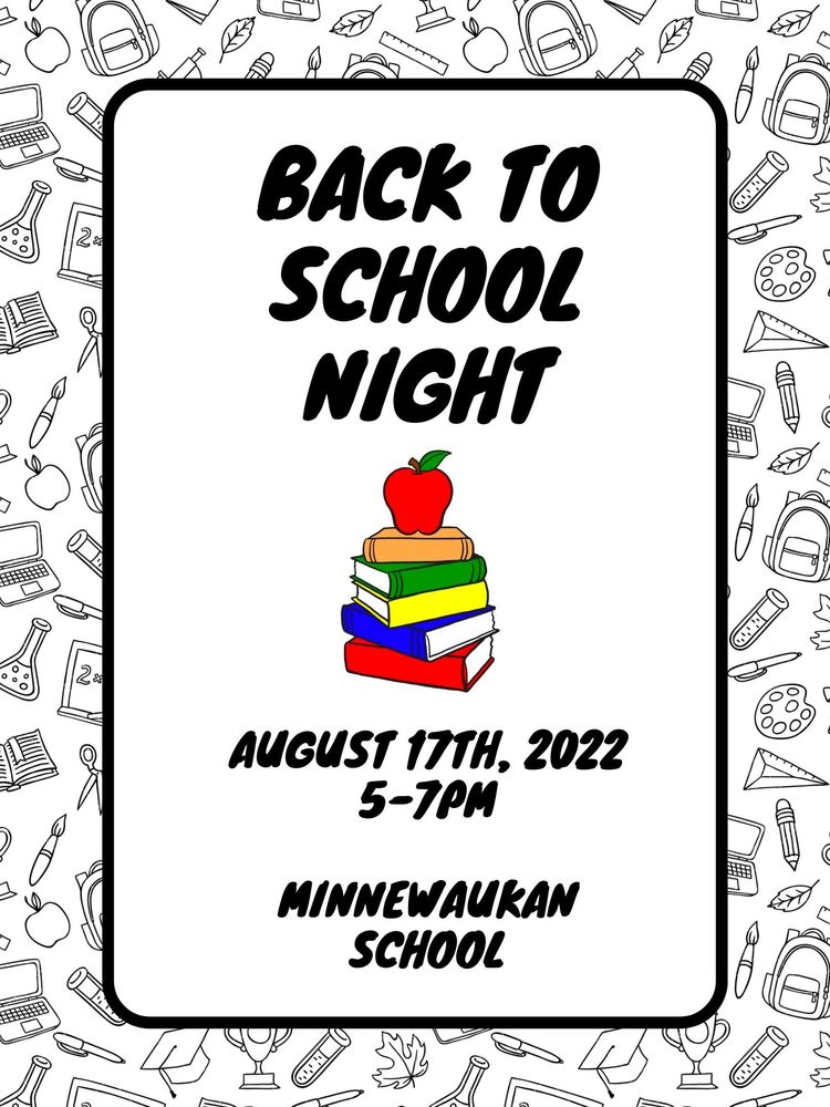 Back To School Night Minnewaukan Back To School Night Minnewaukan